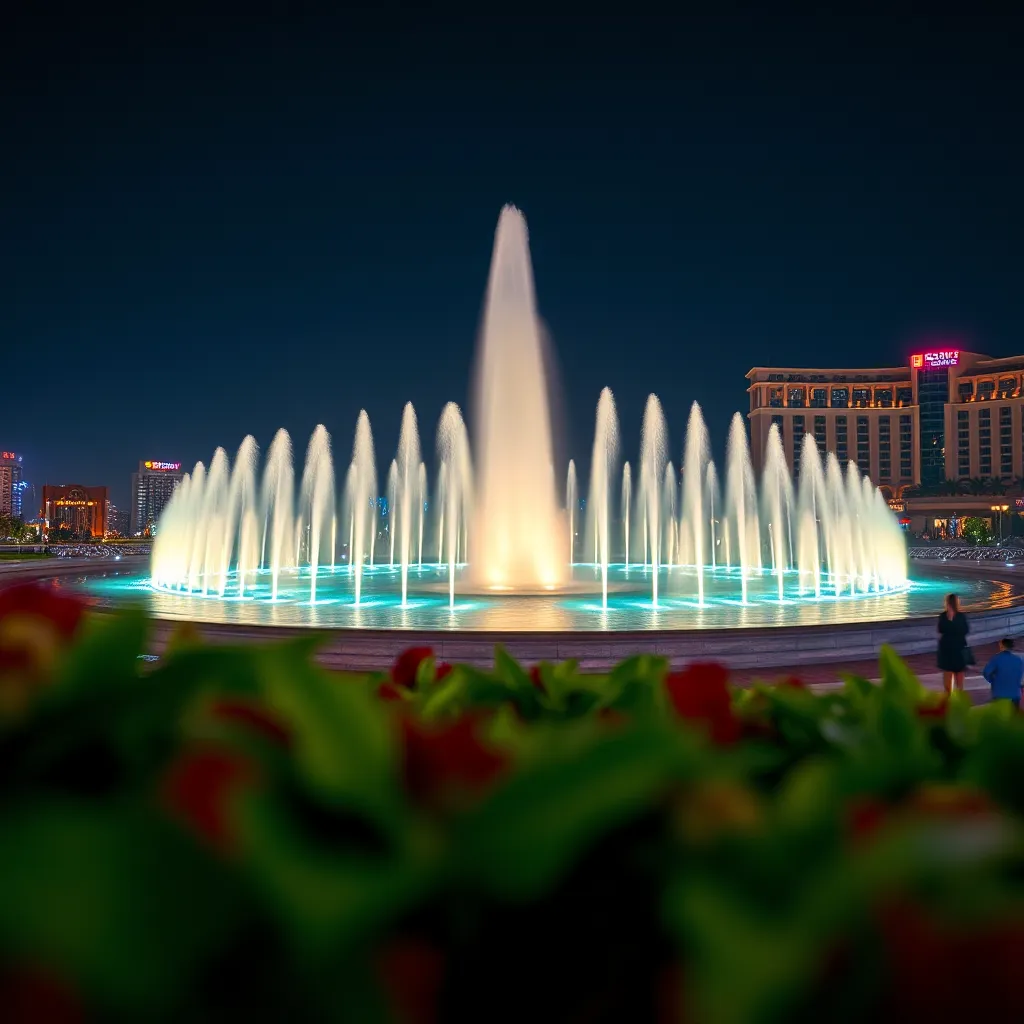 Timings and Highlights of the Fountain Show in Festival City
