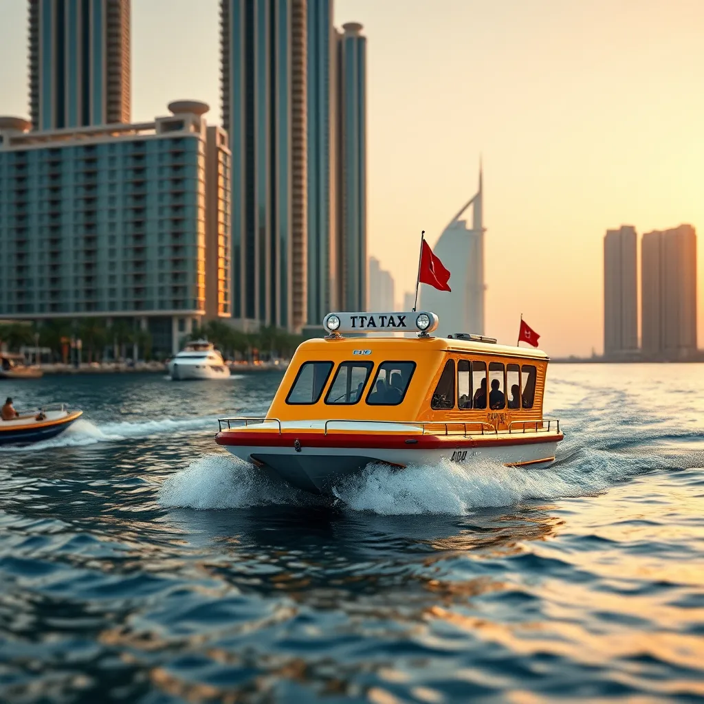 Exploring the RTA Marina Water Taxi Service in Dubai
