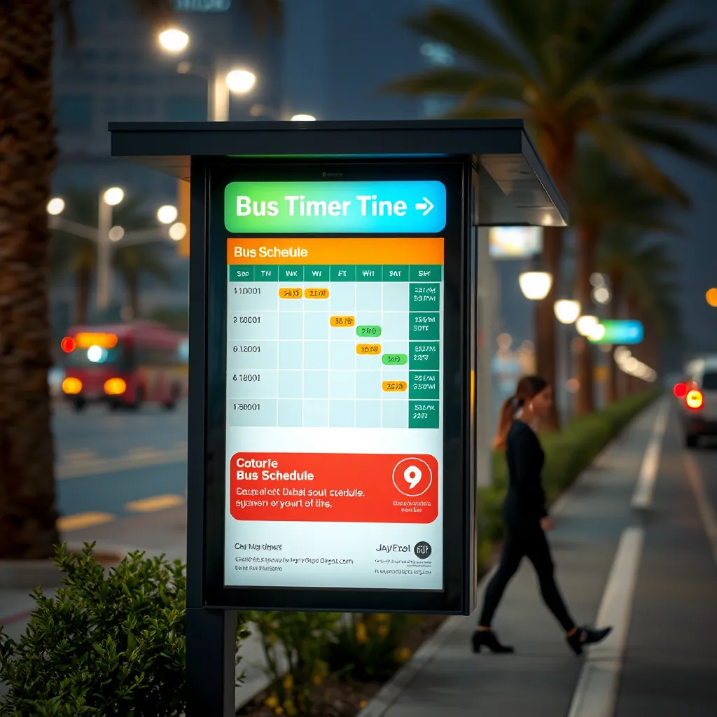 Understanding Dubai South's Bus Timing System